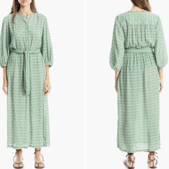 Max Studio | Dresses | Max Studio Long Sleeve Button Front Maxi Dress ...
